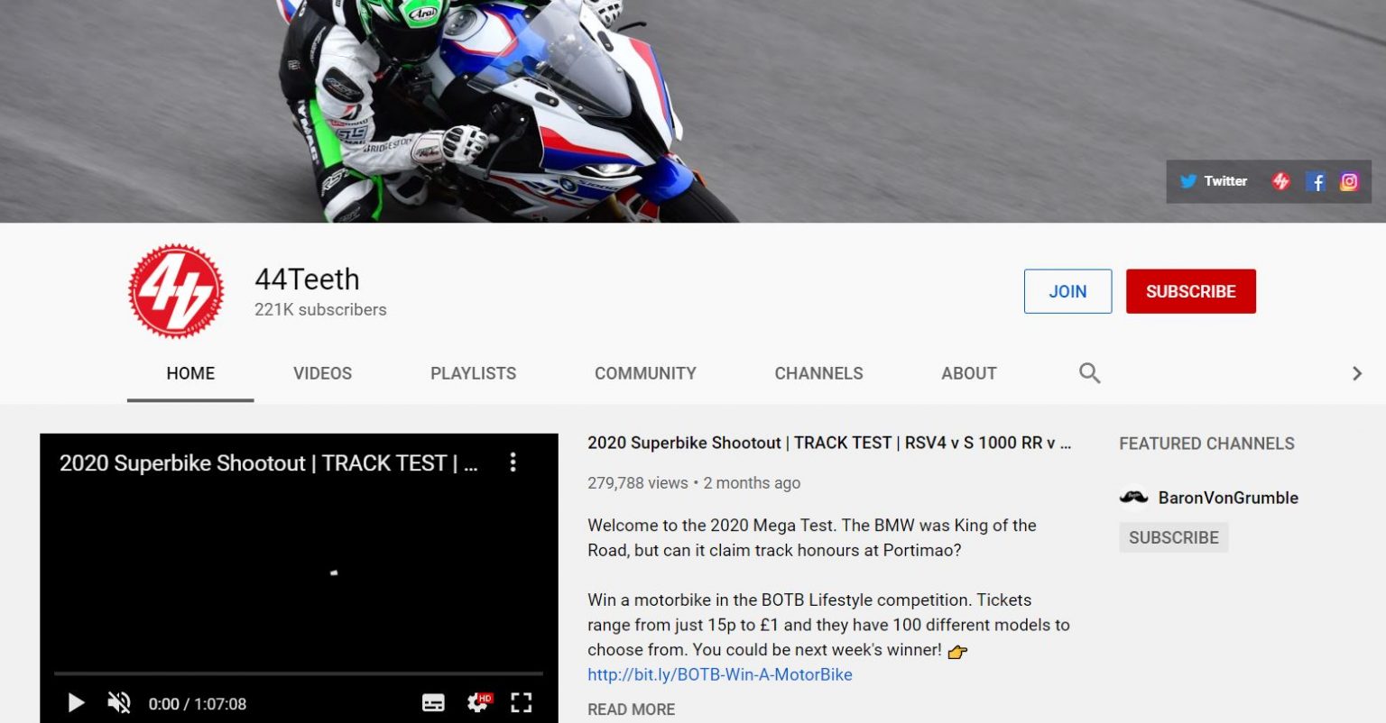 14 Motorcycle YouTube Channels & Vloggers worth following - Saffy Sprocket