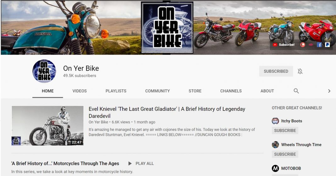 14 Motorcycle YouTube Channels & Vloggers worth following - Saffy Sprocket